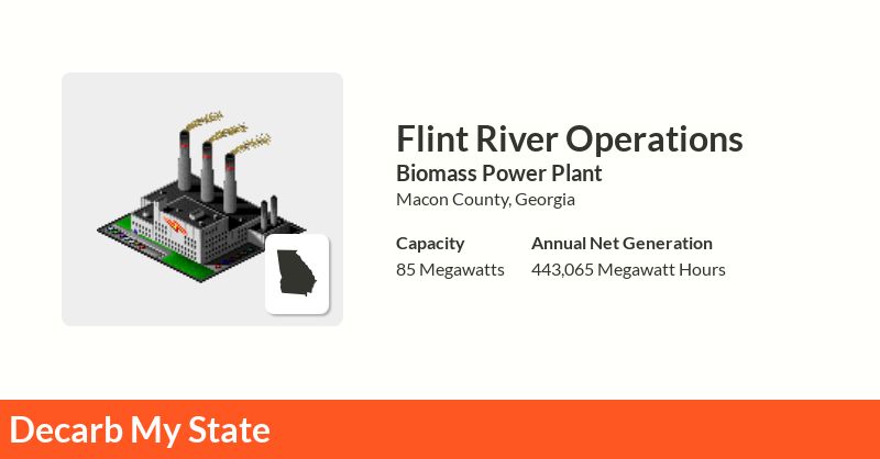 Flint River Operations Power Plant | Decarb My State