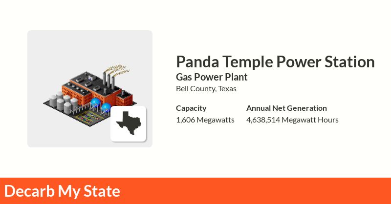 Panda Temple Power Station Power Plant | Decarb My State