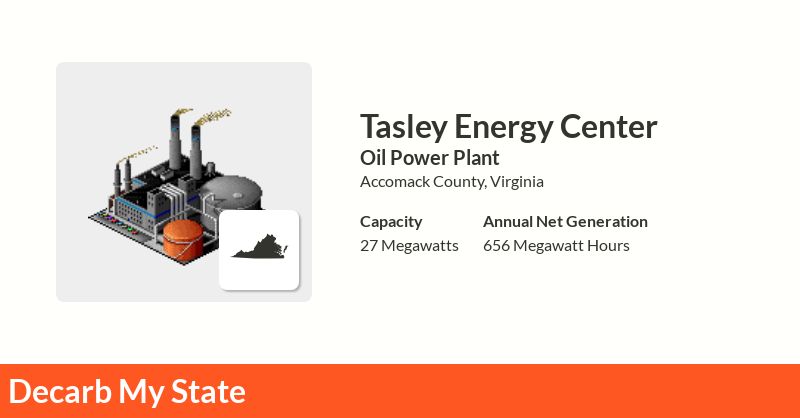 Tasley Energy Center Power Plant | Decarb My State